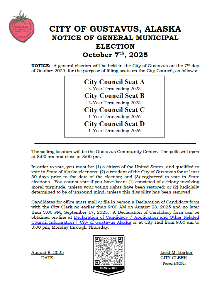 2025 General Municipal Election Notice and Sample Ballot | City of ...
